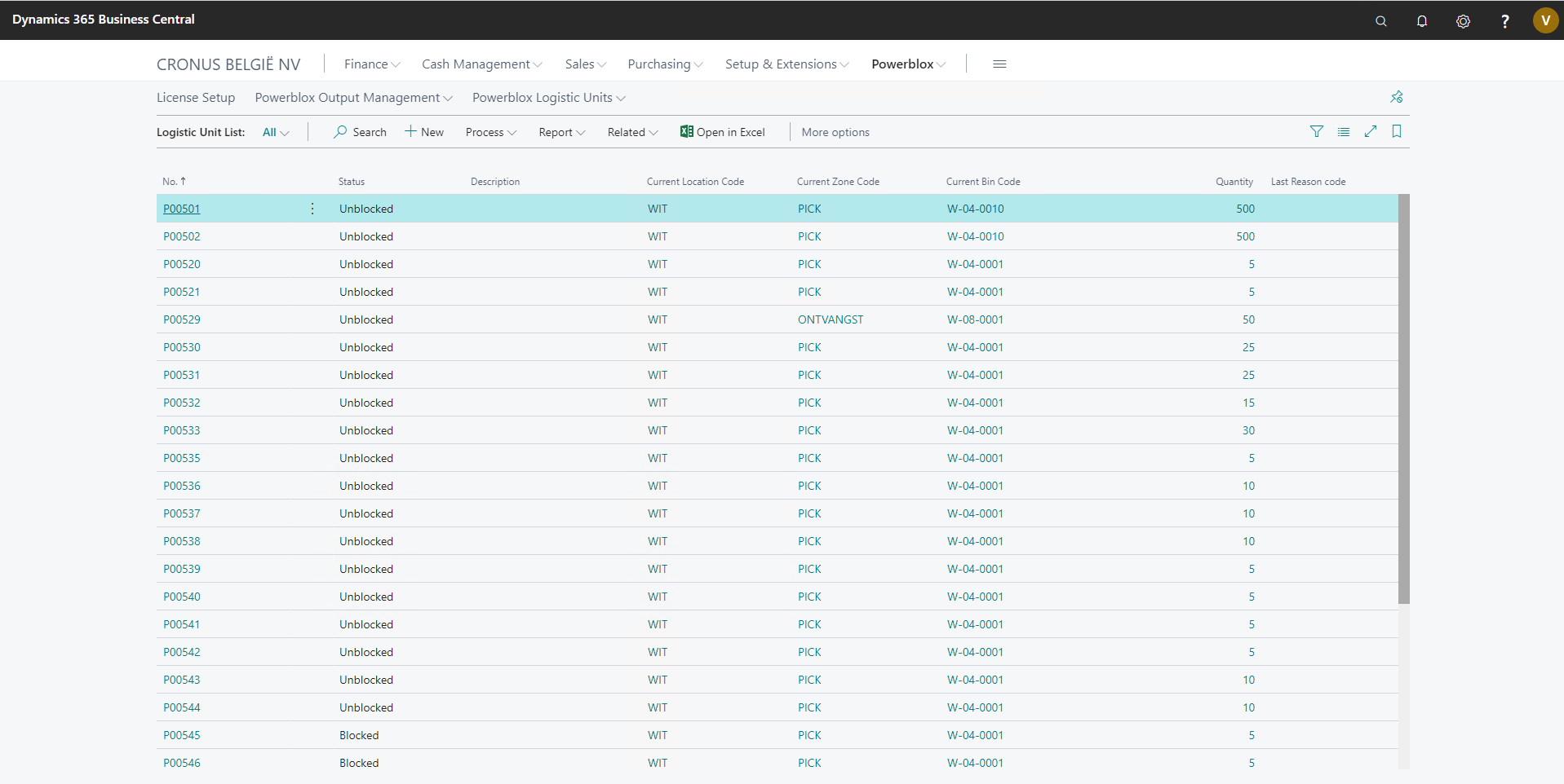 Powerblox Logistic Units