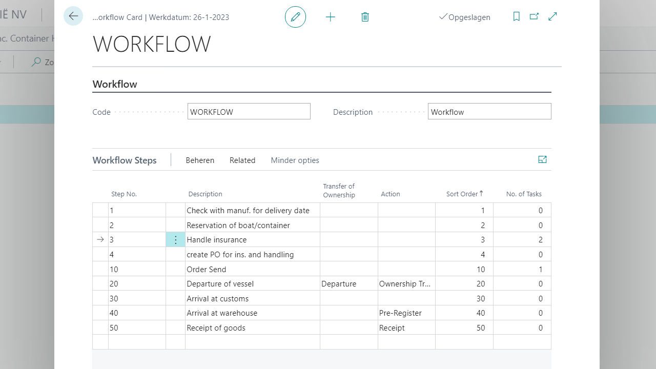 Powerblox Incoming Container Handling - Inbound Container Management